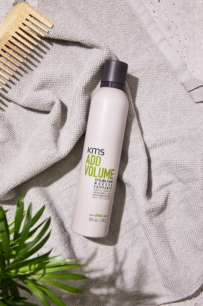 KMS Add Volume Styling Foam espuma de cabelo para volume duradouro ...
