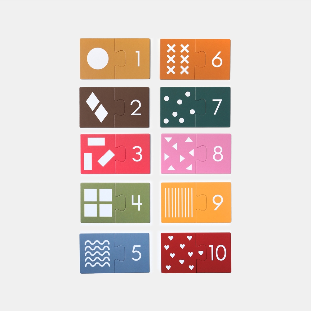 Kolorky Puzzle Two Piece Shapes & Numbers puzzle | Notino.hr