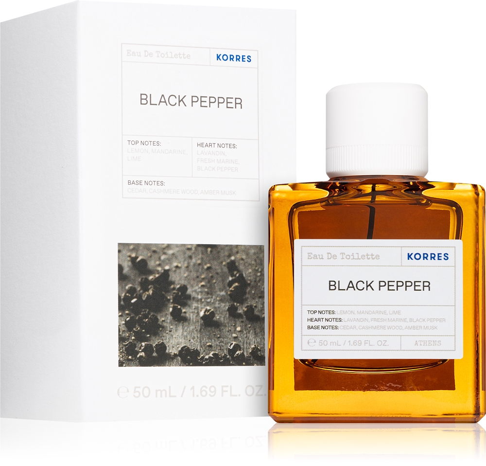 Korres Black Pepper Eau de Toilette for men | notino.ie