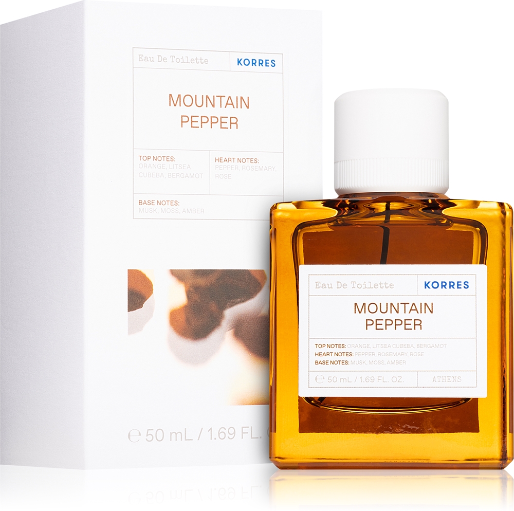 Korres Mountain Pepper eau de toilette for men | notino.co.uk