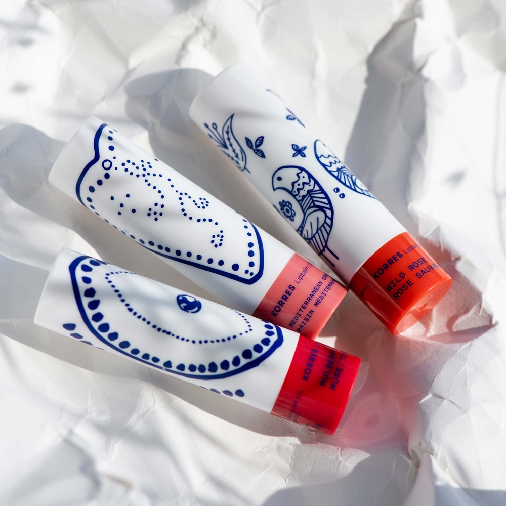 Korres Mediterranean Grape tinted lip balm with moisturising effect ...