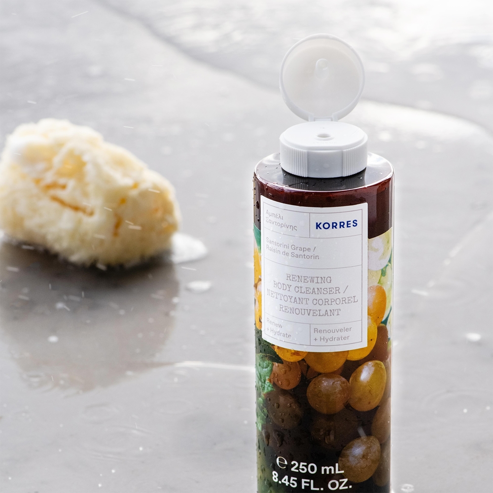 Korres Santorini Grape revitalising shower gel | notino.co.uk