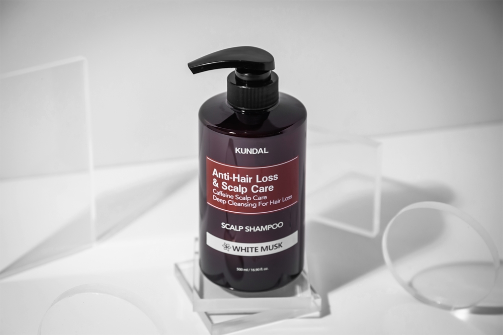 KUNDAL Caffeine Shampoo White Musk champô natural anti-queda capilar ...