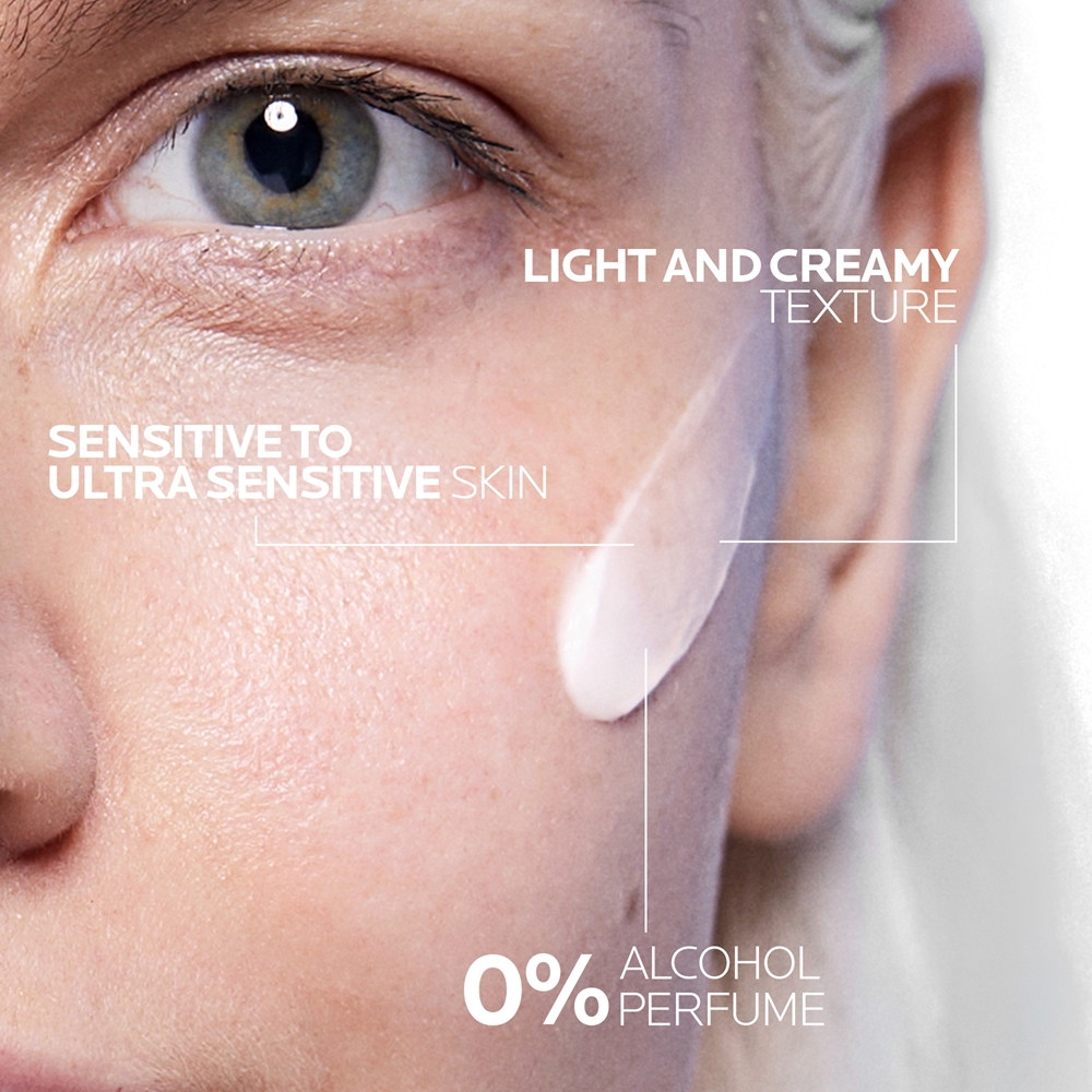 La Roche-Posay Toleriane Sensitive Prebiotic Moisturiser to Lessen Skin ...