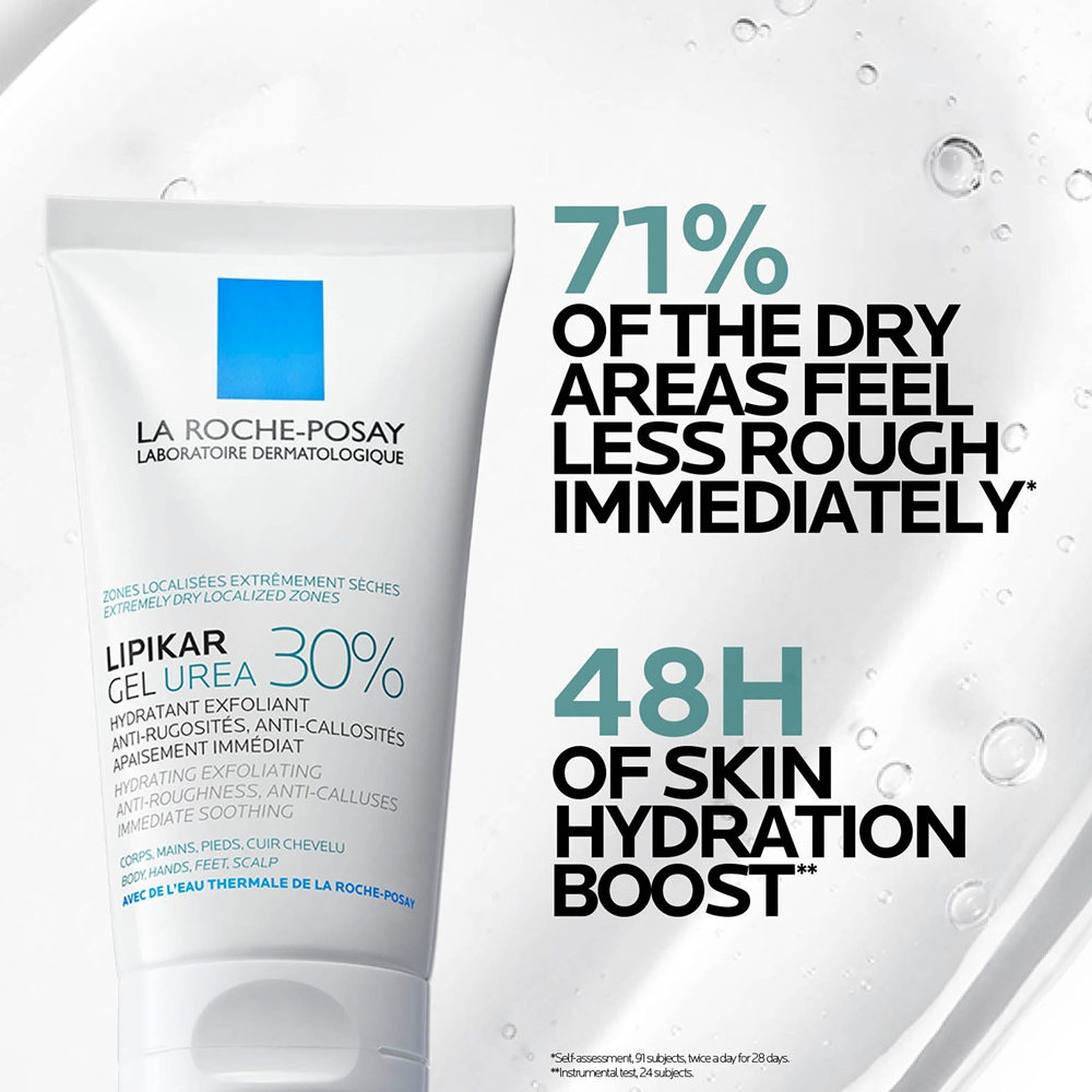 La Roche-Posay Lipikar Gel Urea 30% gel de hidratación profunda para ...