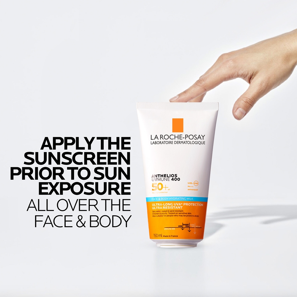 La Roche-Posay Anthelios UVMUNE 400 Face & Body védő és hidratáló tej ...