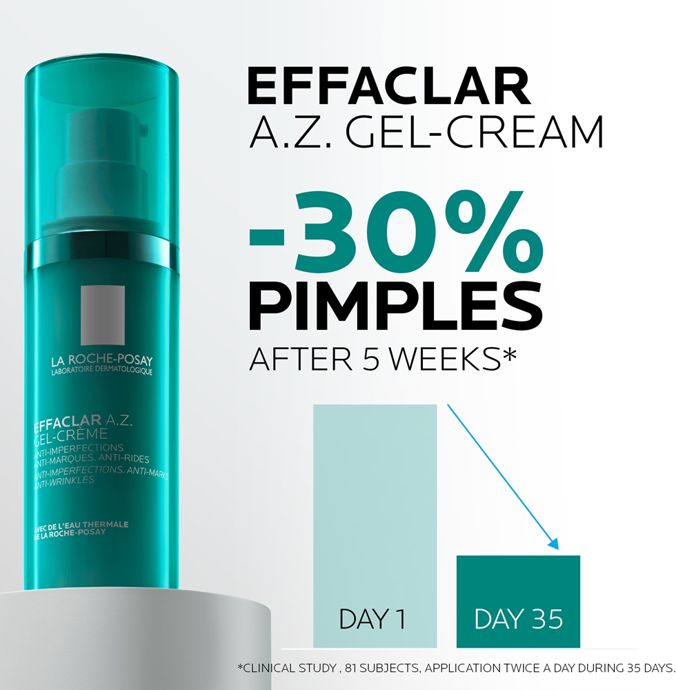 La Roche-Posay Effaclar A.Z. Gel Cream crema-gel contro le imperfezioni ...