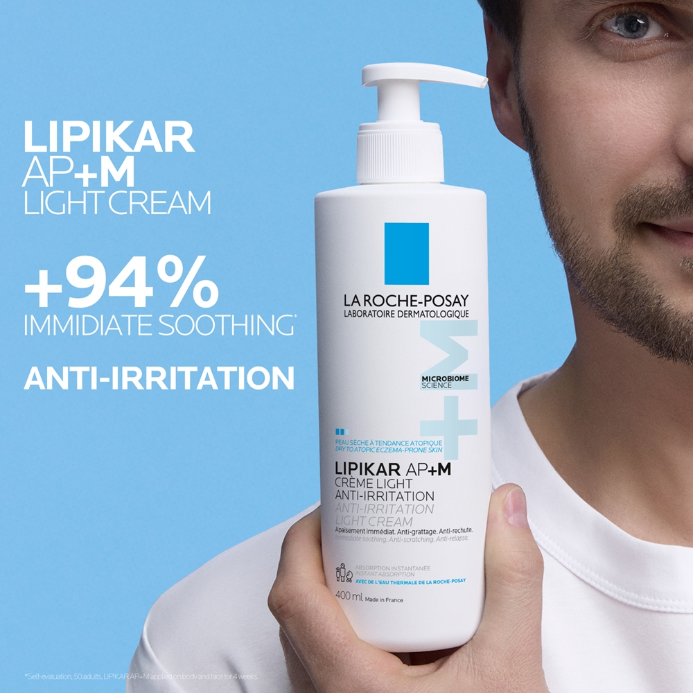 La Roche-Posay Lipikar AP+M Light Cream crème relipidante pour peaux ...