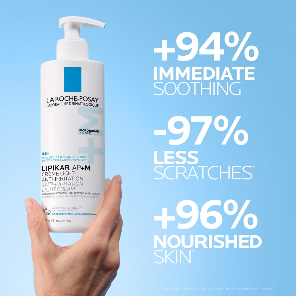 La Roche-Posay Lipikar AP+M Light Cream lipidpótló krém száraz és ...