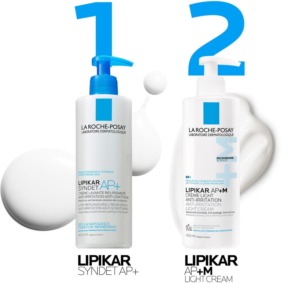 La Roche-Posay Lipikar AP+M Light Cream crème relipidante pour peaux ...