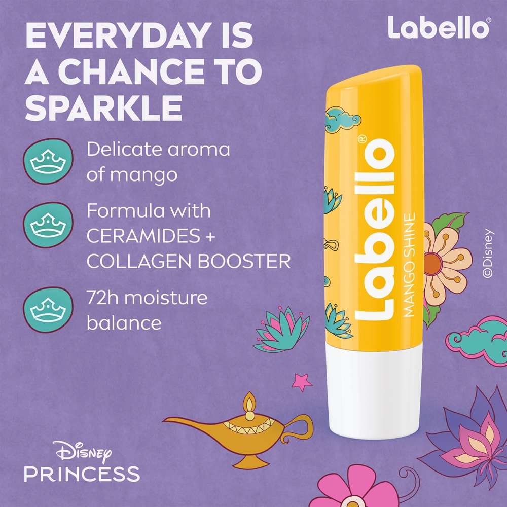 Labello Disney Princess Mango Shine moisturising lip balm | notino.co.uk