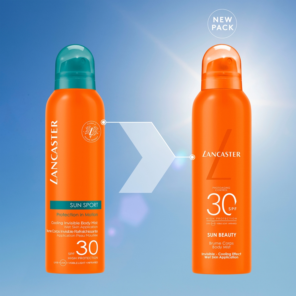 Lancaster Sun Beauty Body Mist Kühlender Körperbräunungsnebel SPF 30 ...