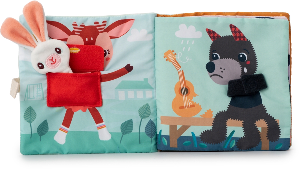 Lilliputiens Cuddle Activity Book Joe contrast educational book | notino.ie