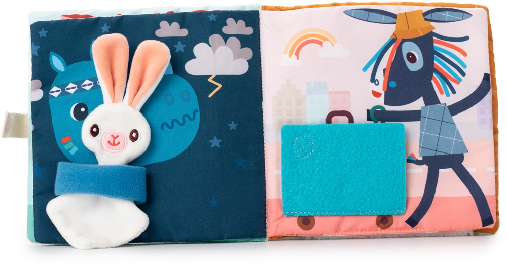 Lilliputiens Cuddle Activity Book Joe edukativna knjiga kontrastnih ...