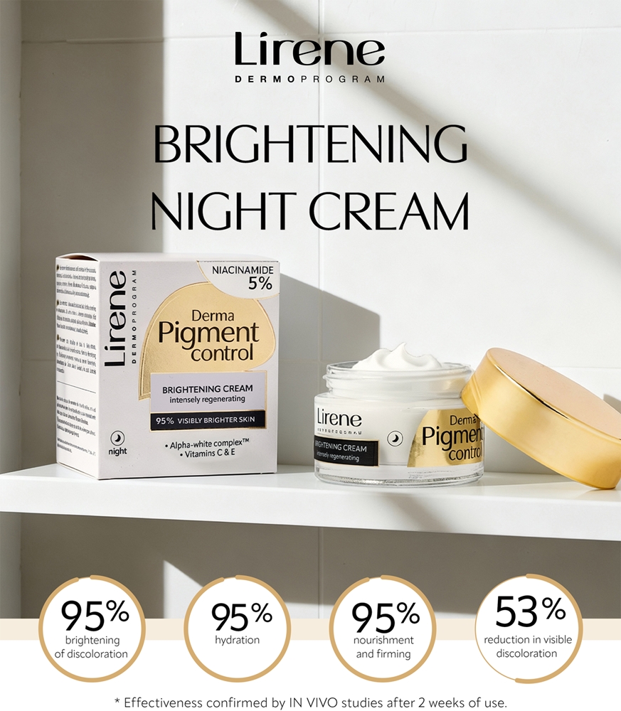 Lirene Derma Pigment Control Brightening Night Cream | Brza dostava ...