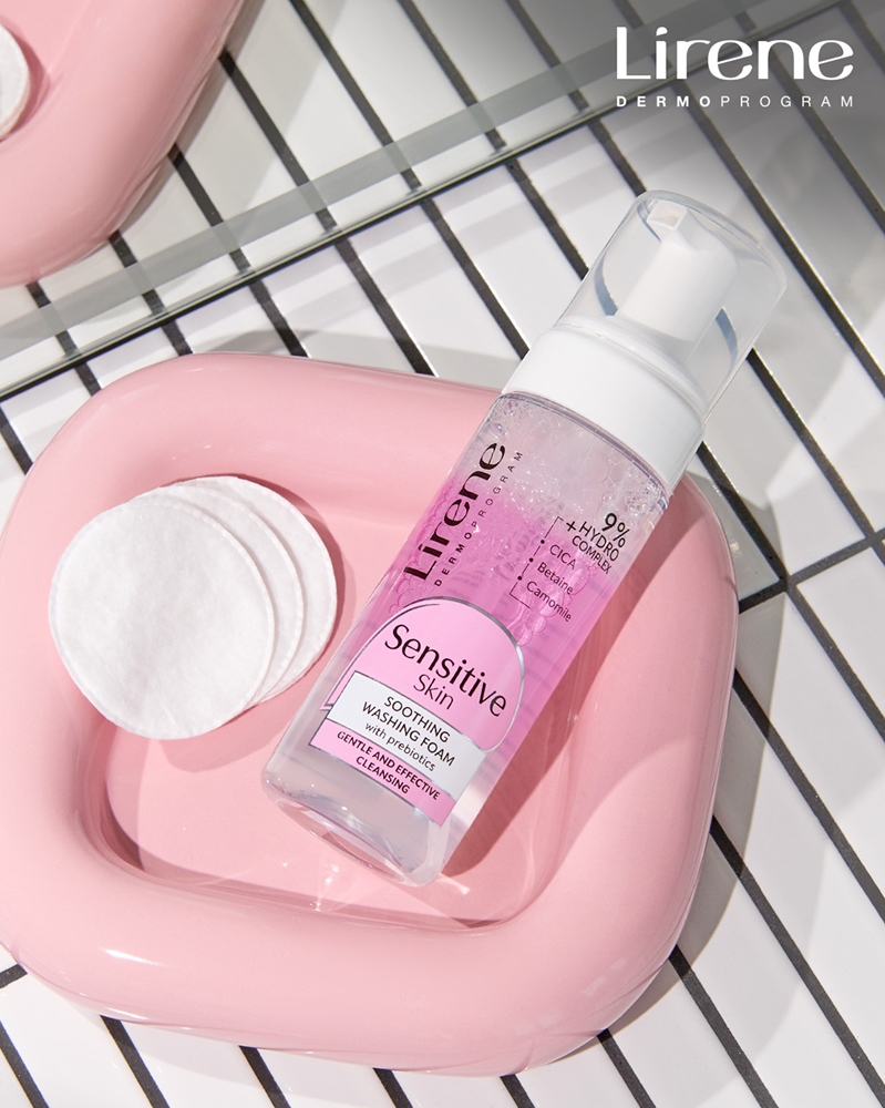 Lirene Sensitive skin успокояваща мицеларна пяна за чувствителна кожа ...