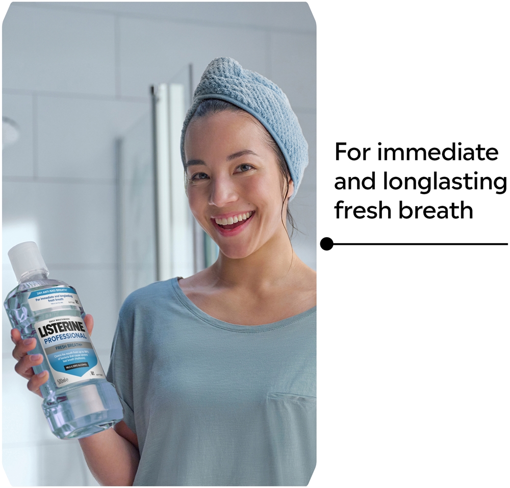 Listerine Professional Fresh Breath+ ústní voda pro svěží dech | notino.cz