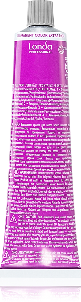 Londa Professional Permanent Color Extra Rich Permanent Hair Dye ...