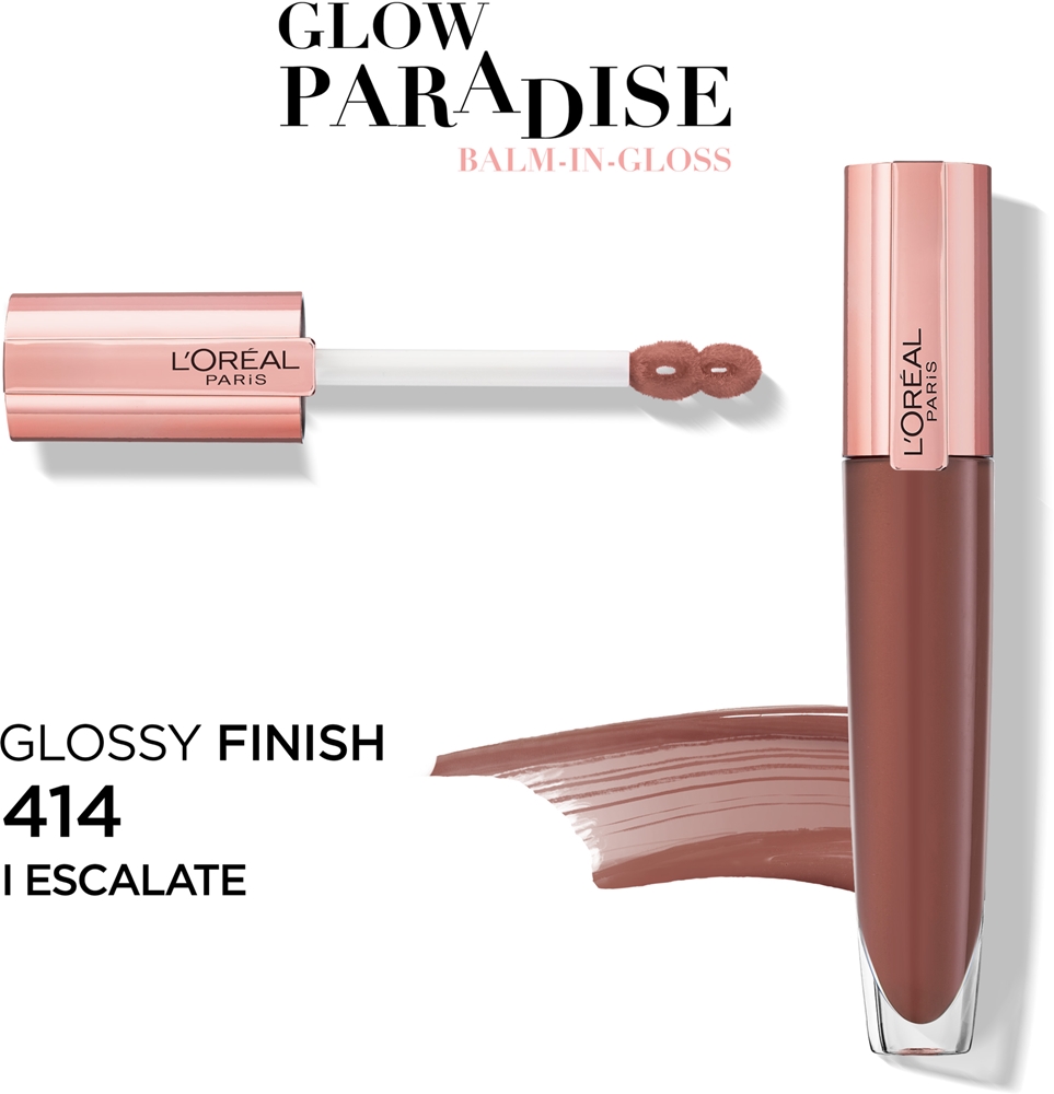 L’Oréal Paris Glow Paradise Balm in Gloss lip gloss with hyaluronic ...