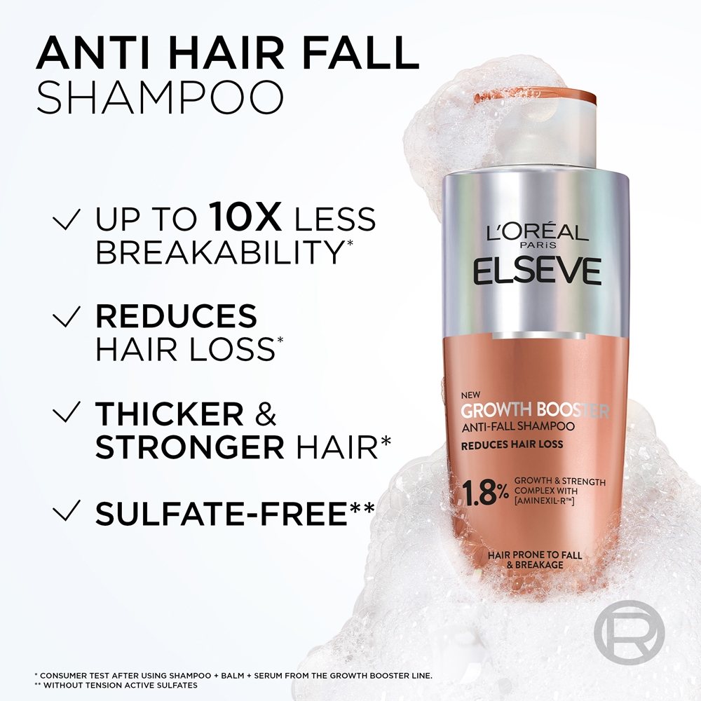 L’Oréal Paris Elseve Growth Booster šampon za okrepitev las proti ...