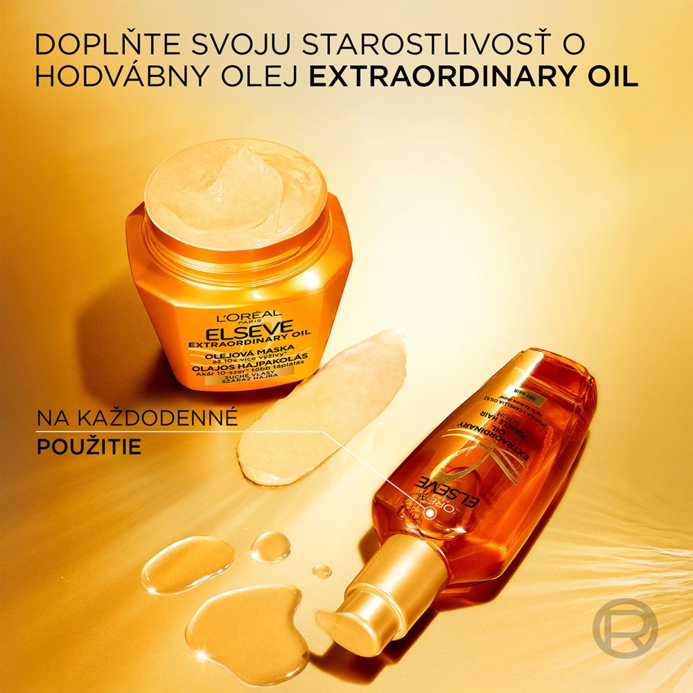 L’Oréal Paris Extraordinary Oil olejová maska pre suché vlasy | notino.sk