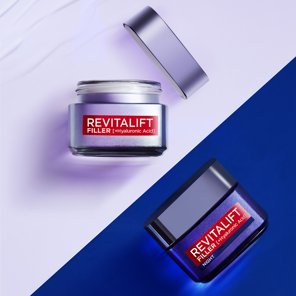 L’Oréal Paris Revitalift Filler denní a noční krém proti vráskám s ...