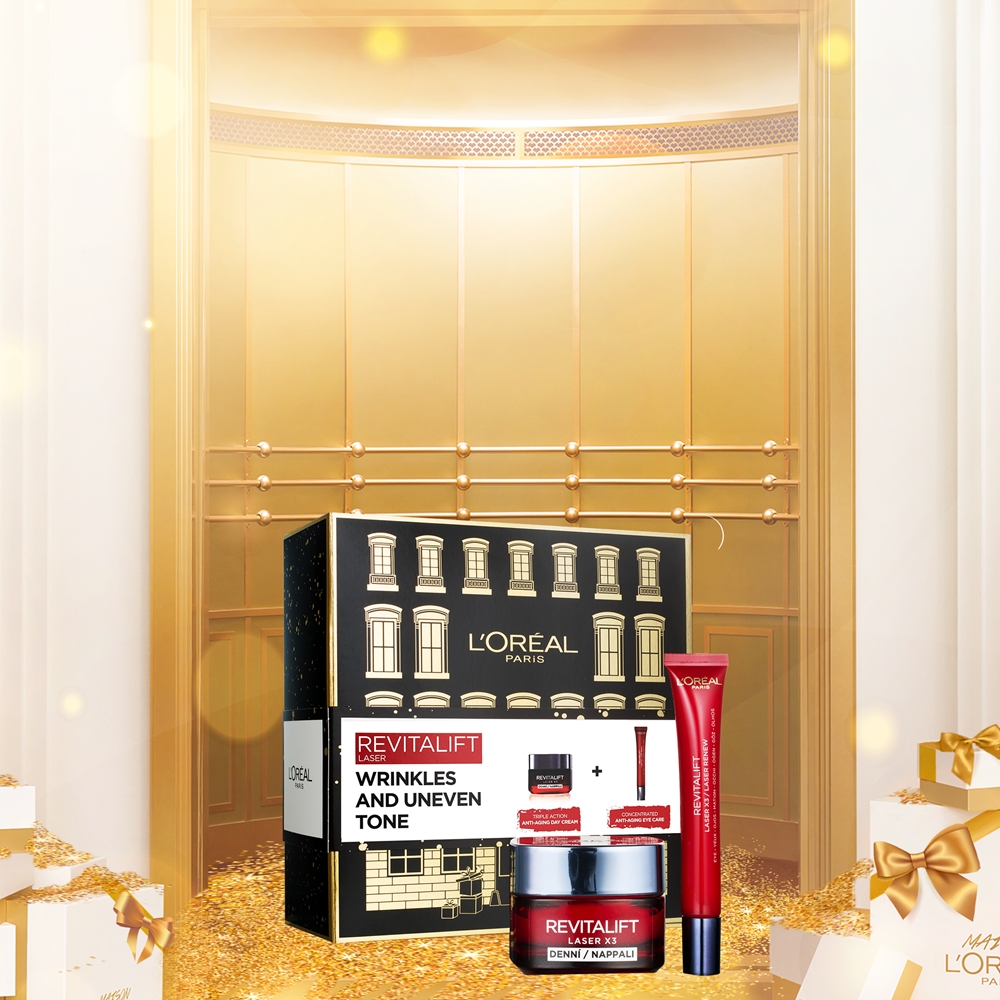 L’Oréal Paris Revitalift Laser X3 Gift Set (with anti-wrinkle effect ...