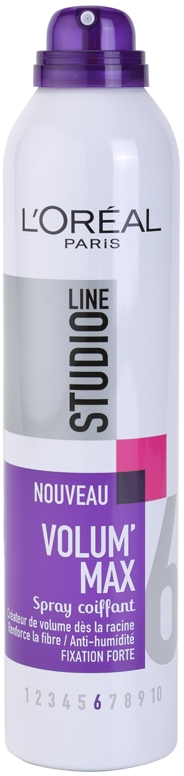 L’Oréal Paris Studio Line Volum´ Max Hairspray with Volume Effect ...