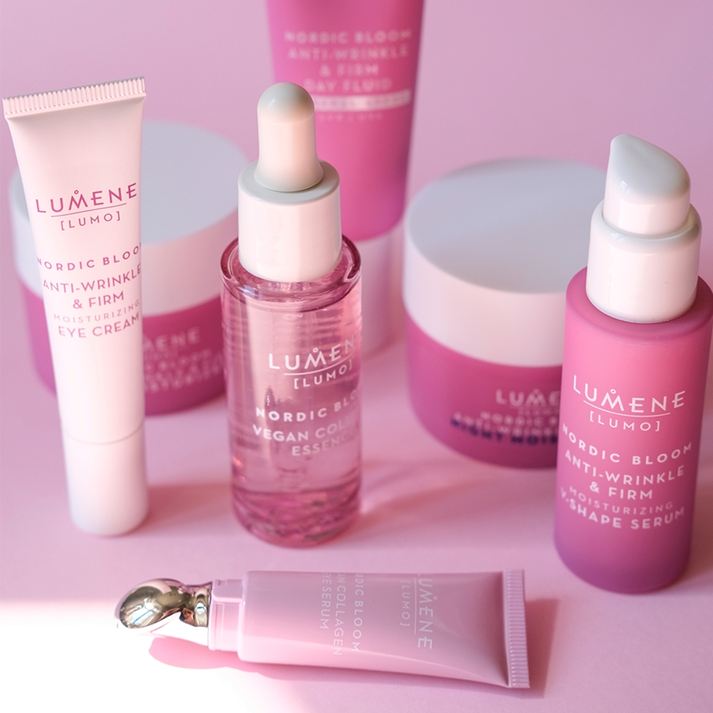 Lumene LUMO Nordic Bloom Fuktgivande och åtstramande dagkräm mot rynkor ...