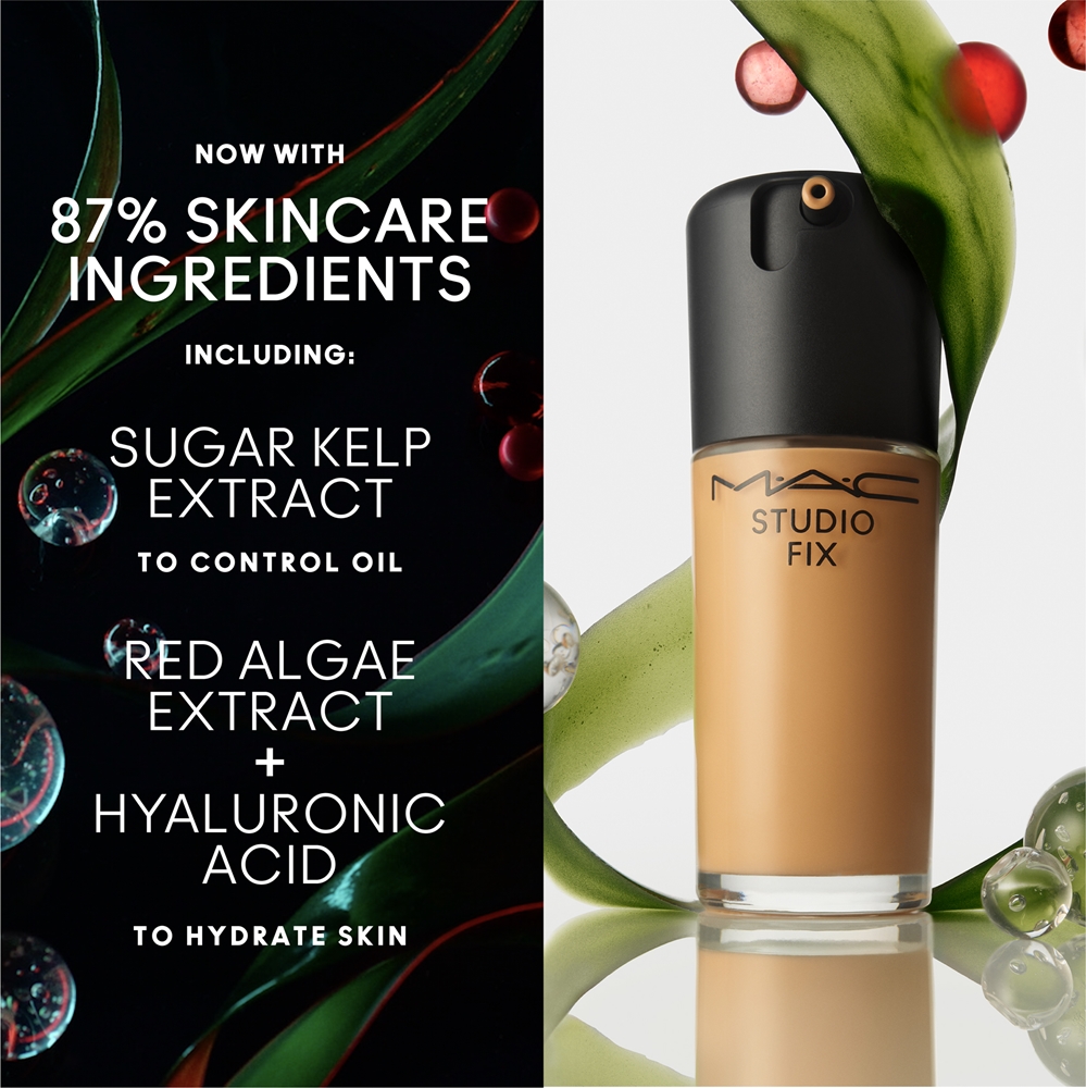 MAC Cosmetics Studio Fix Fluid SPF 15 24HR Matte Foundation + Oil ...