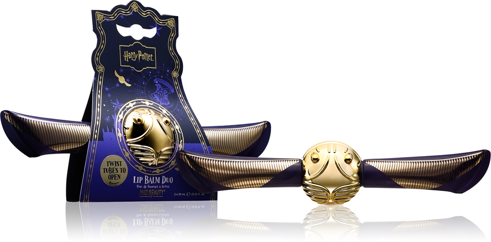 Mad Beauty Harry Potter Snitch kosteuttava huulibalsami duo | notino.fi