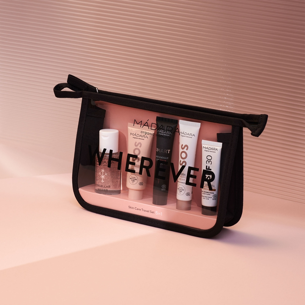 MÁDARA WHEREVER Travel Set 5-In-1 Reisikomplekt täiusliku naha jaoks ...