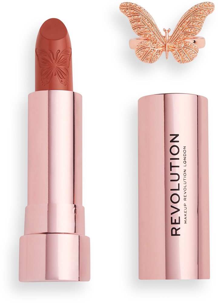 Makeup Revolution Precious Glamour Butterfly batom com efeito aveludado ...