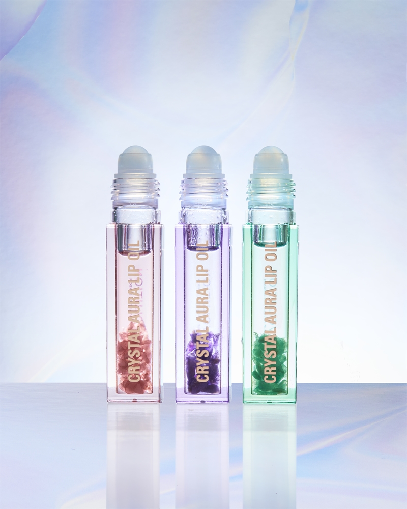 Makeup Revolution Crystal Aura lip oil with nourishing and moisturising ...