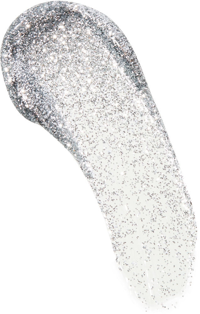Makeup Revolution Metallic Muse Silver Glitter Top Coat mascara with ...