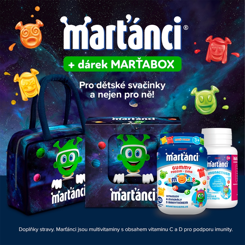 MARŤÁNCI Multivitamin Gummies + Marťabox dárková sada pro děti | notino.cz