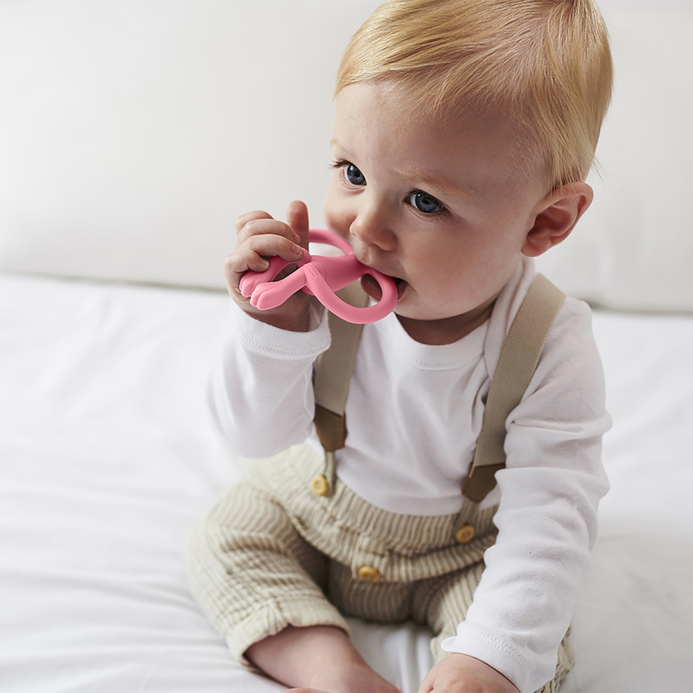 Matchstick Monkey Monkey Teether chew toy with 2-in-1 brush | notino.ie