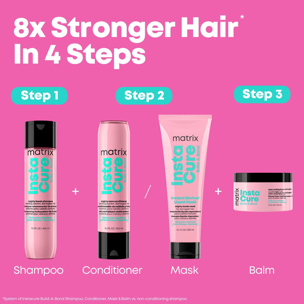 Matrix Instacure Build A Bond restoring shampoo for damaged hair ...