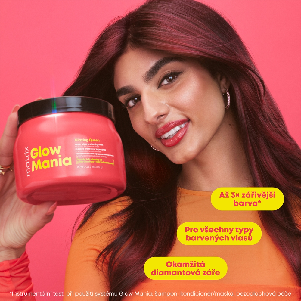 Matrix Glow Mania maska pro barvené vlasy | notino.cz