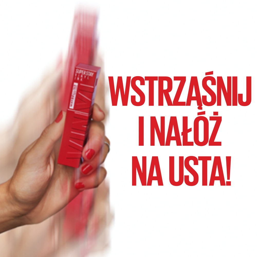 MAYBELLINE NEW YORK SuperStay Vinyl Ink długotrwała szminka w płynie