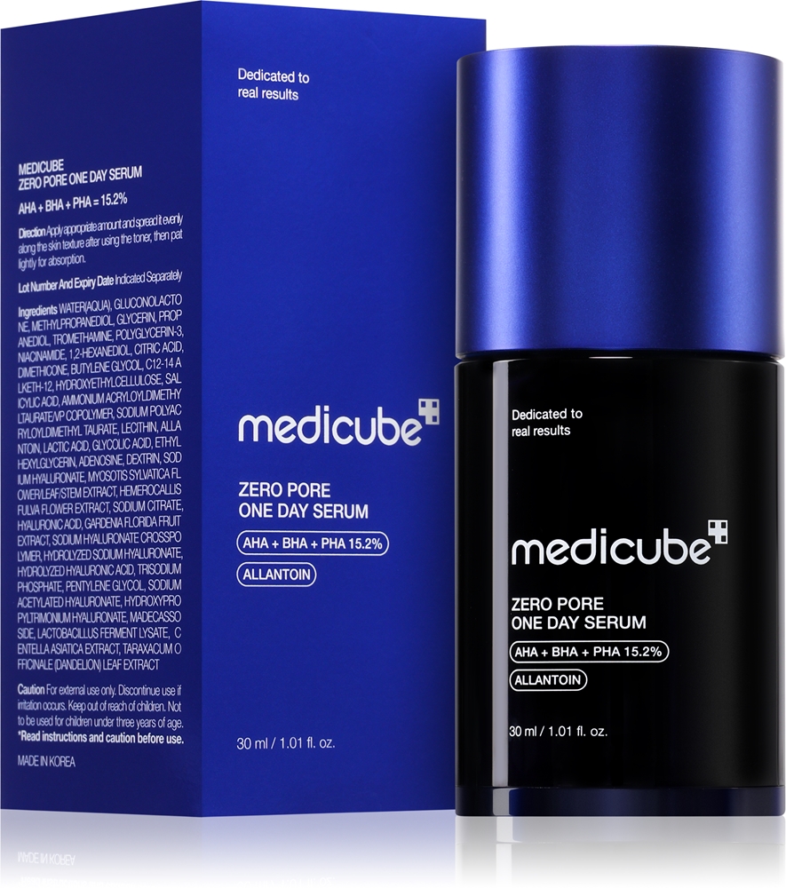 Medicube Zero Pore One Day Serum beruhigendes und hydratisierendes Serum zur Verkleinerung der ...