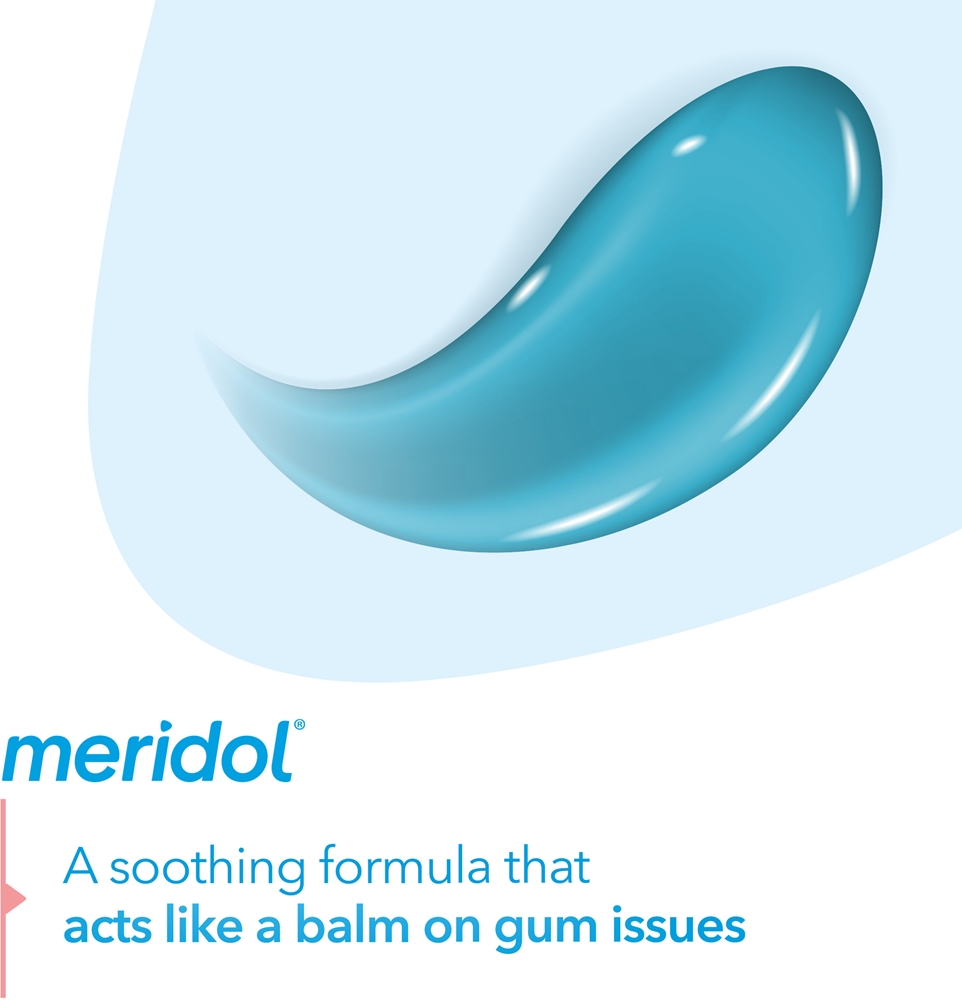 Meridol Gum Protection toothpaste supporting regeneration of irritated ...