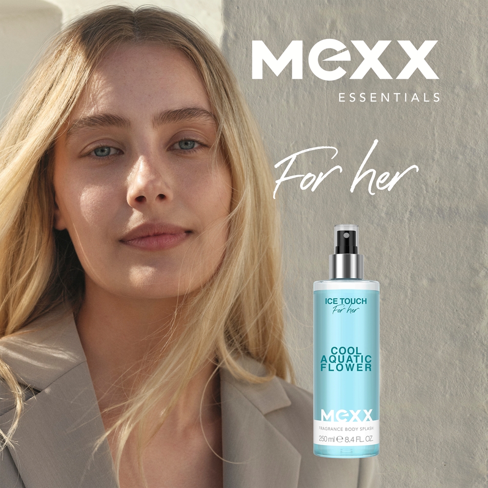 Mexx Ice Touch Cool Aquatic Flower New Refreshing Body Spray for women ...