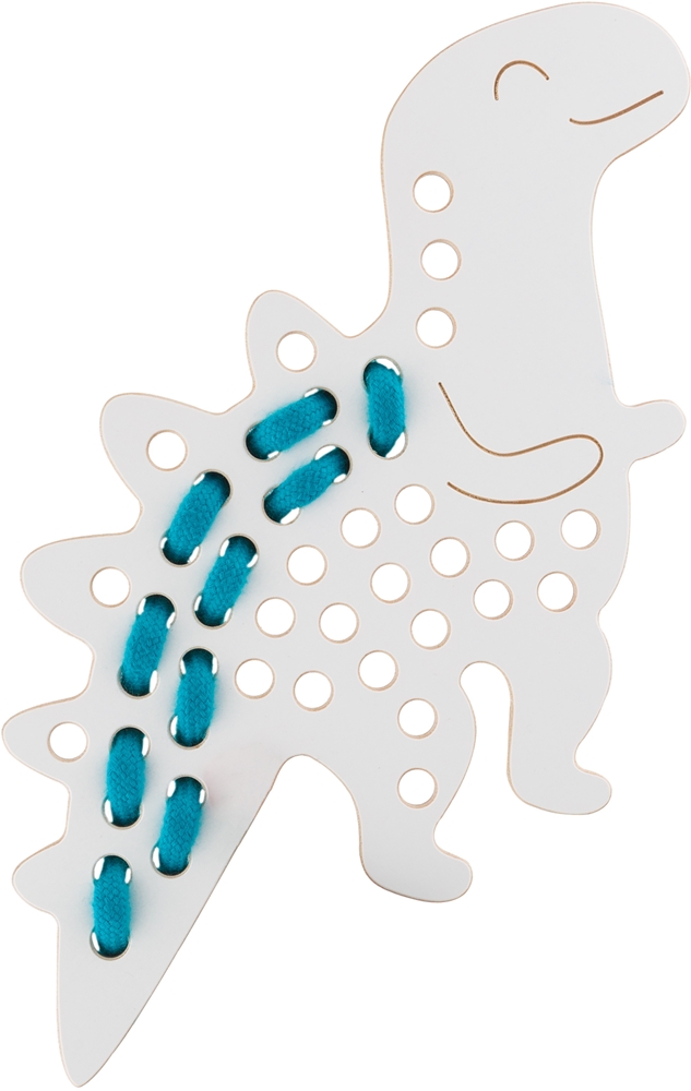 Milin Big Wooden Lacing Toy Dinosaur Alex juguete multiactividades ...