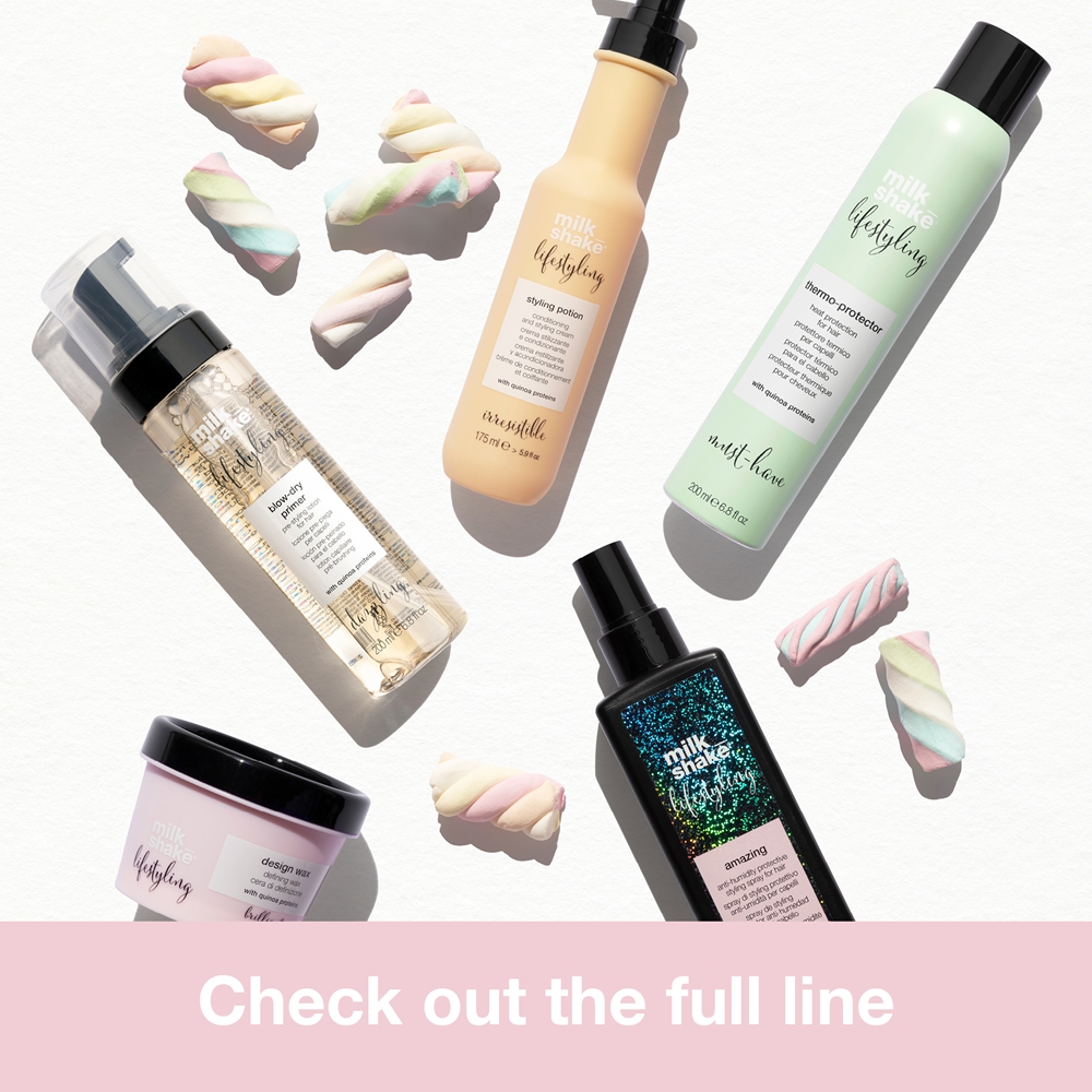 milk_shake® Lifestyling Blow-dry Primer Hair Mousse for heat ...
