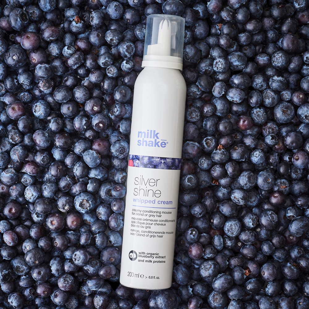 milk_shake® Silver Shine Cream Mousse for Blond Hair neutralising ...