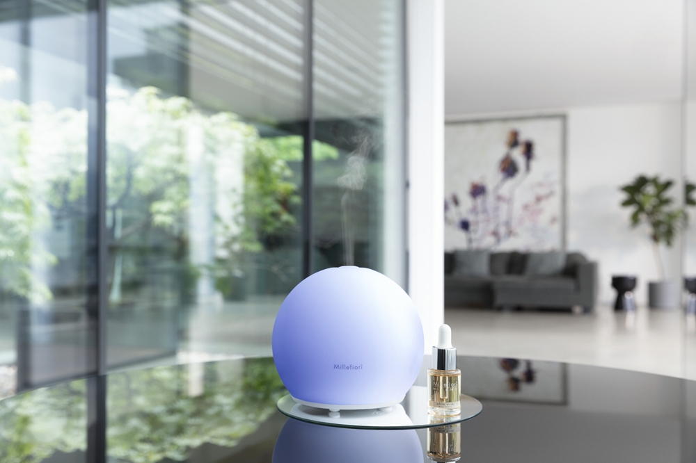 Millefiori Ultrasound Glass Sphere ultrasonic aroma diffuser and air ...