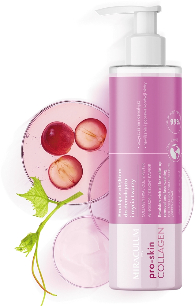 Miraculum Collagen Pro-Skin cleansing and makeup removing lotion ...