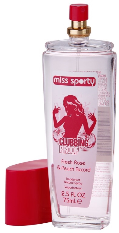 Miss Sporty Clubbing Proof дезодорант з пульверизатором для жінок 75 мл ...