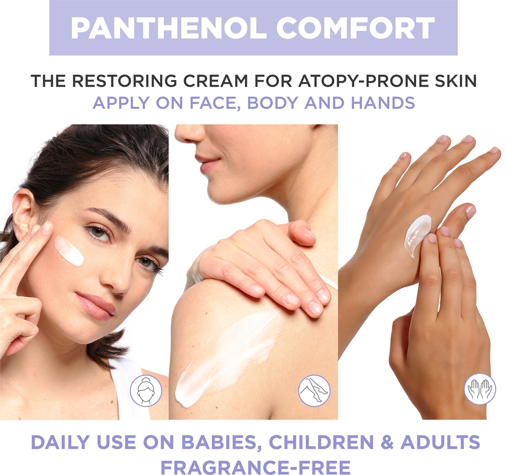 Mixa Panthenol Comfort regenerating body cream for dry and atopic skin ...